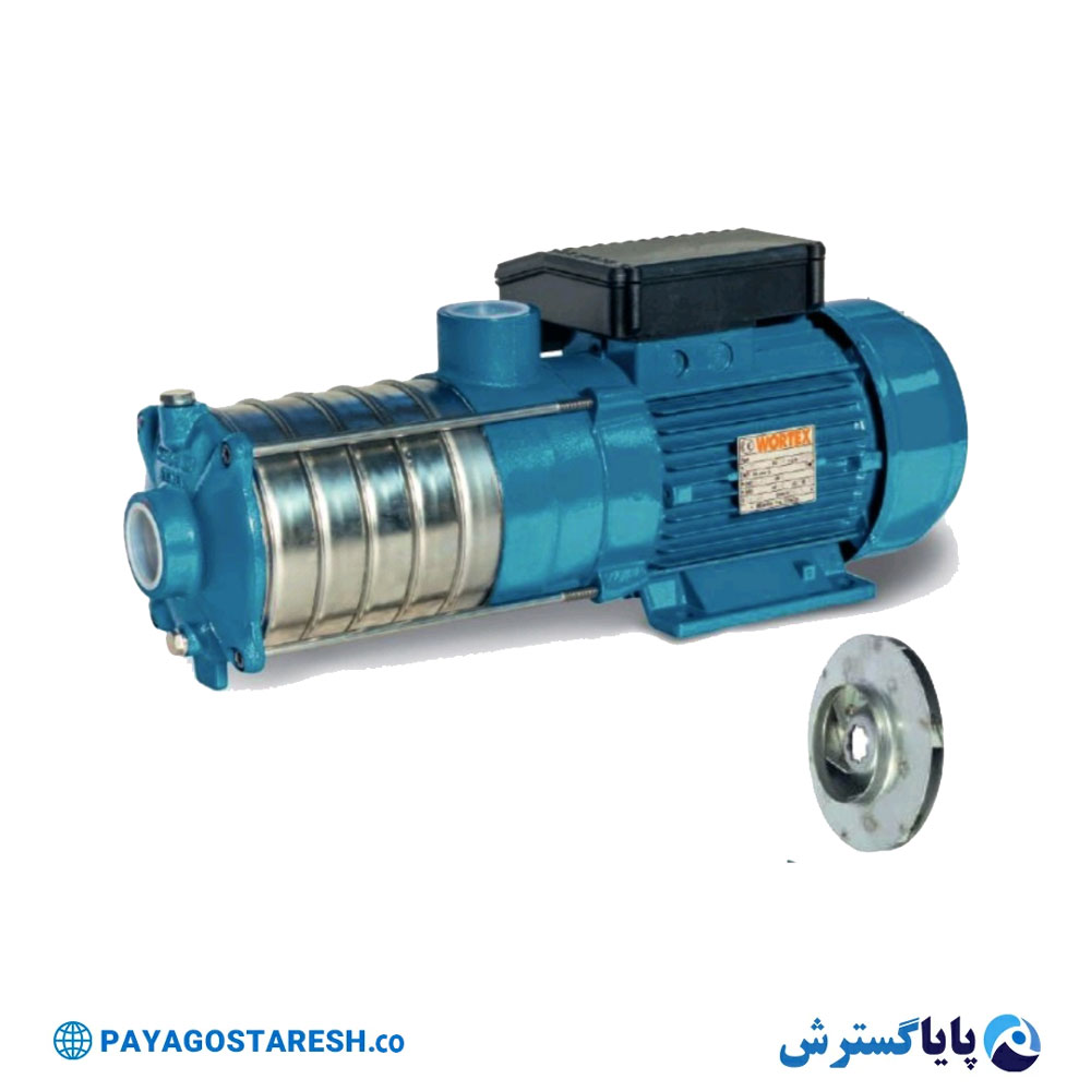 پمپ آب افقی طبقاتی استیل ورتکس (WORTEX) MULTI GXT 10-4