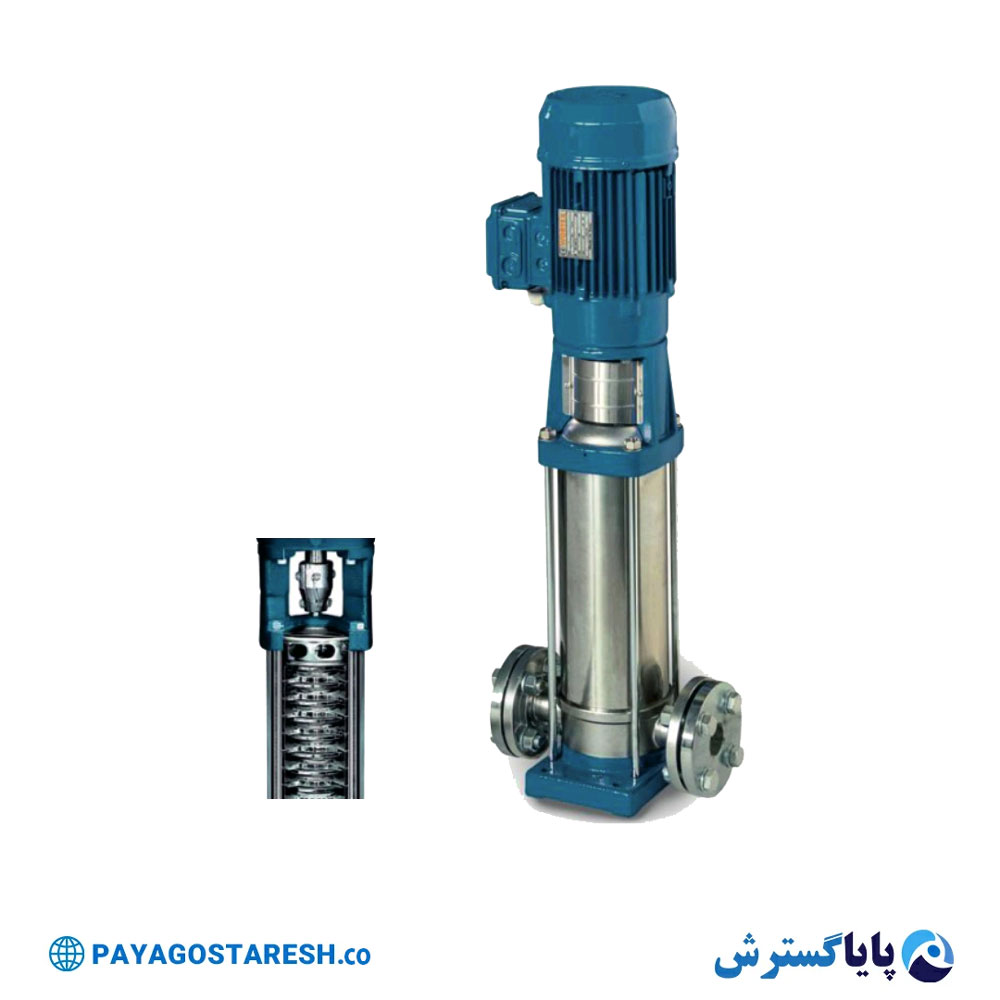 پمپ عمودی طبقاتی تمام استیل ورتکس (WORTEX) مدل MULTI VMT 4-16