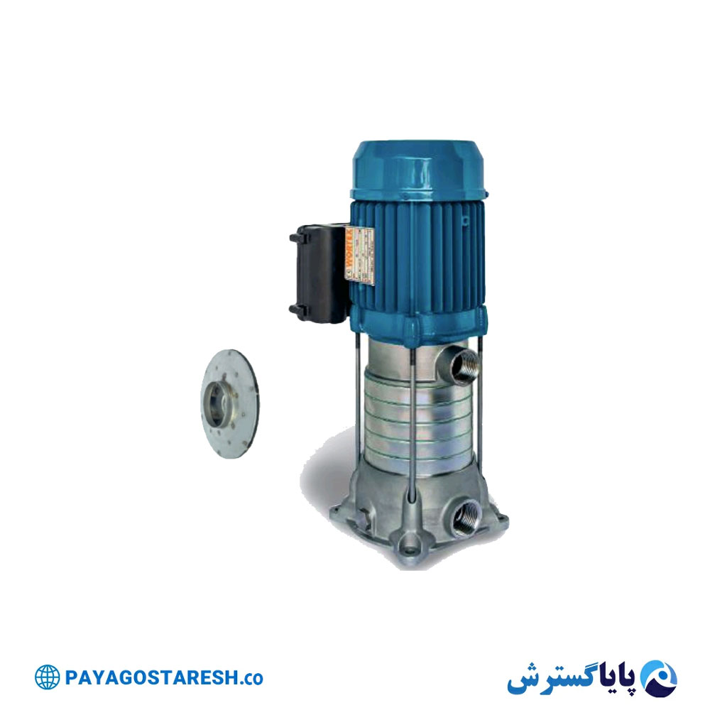 پمپ عمودی طبقاتی تمام استیل ورتکس (WORTEX) مدل MULTI VXT 4-5