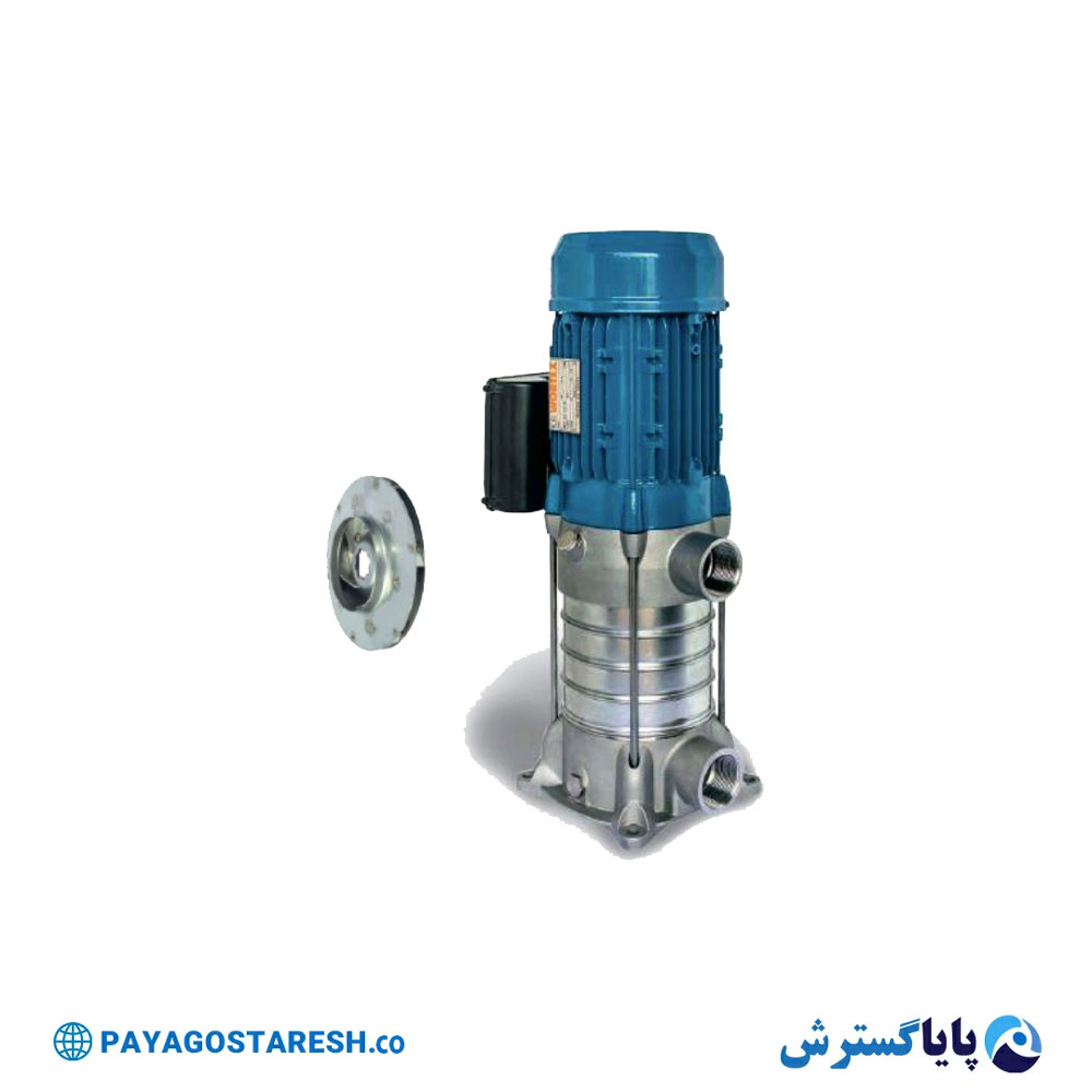 پمپ عمودی طبقاتی تمام استیل ورتکس (WORTEX) مدل MULTI VX 10-4